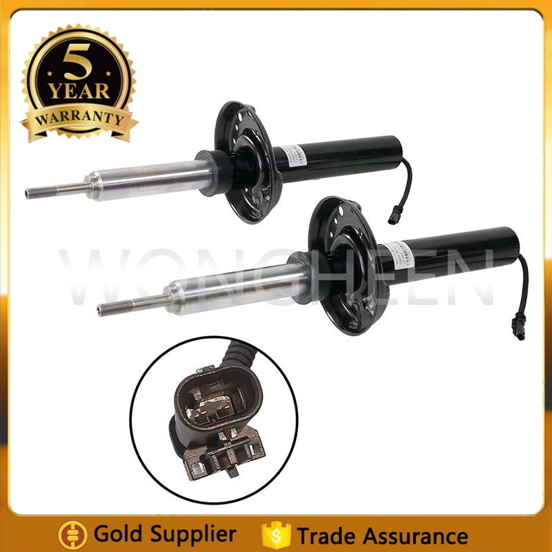 2PCS 서스펜션 충격 스트럿츠 전방 및 후방 w/전기 23220501 580 1096 23220530 For Cadillac ...