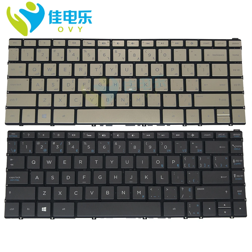 New 13-w Keyboard For Hp Spectre X360 13-w000 13-w013dx 13-w023dx Ar Cf ...