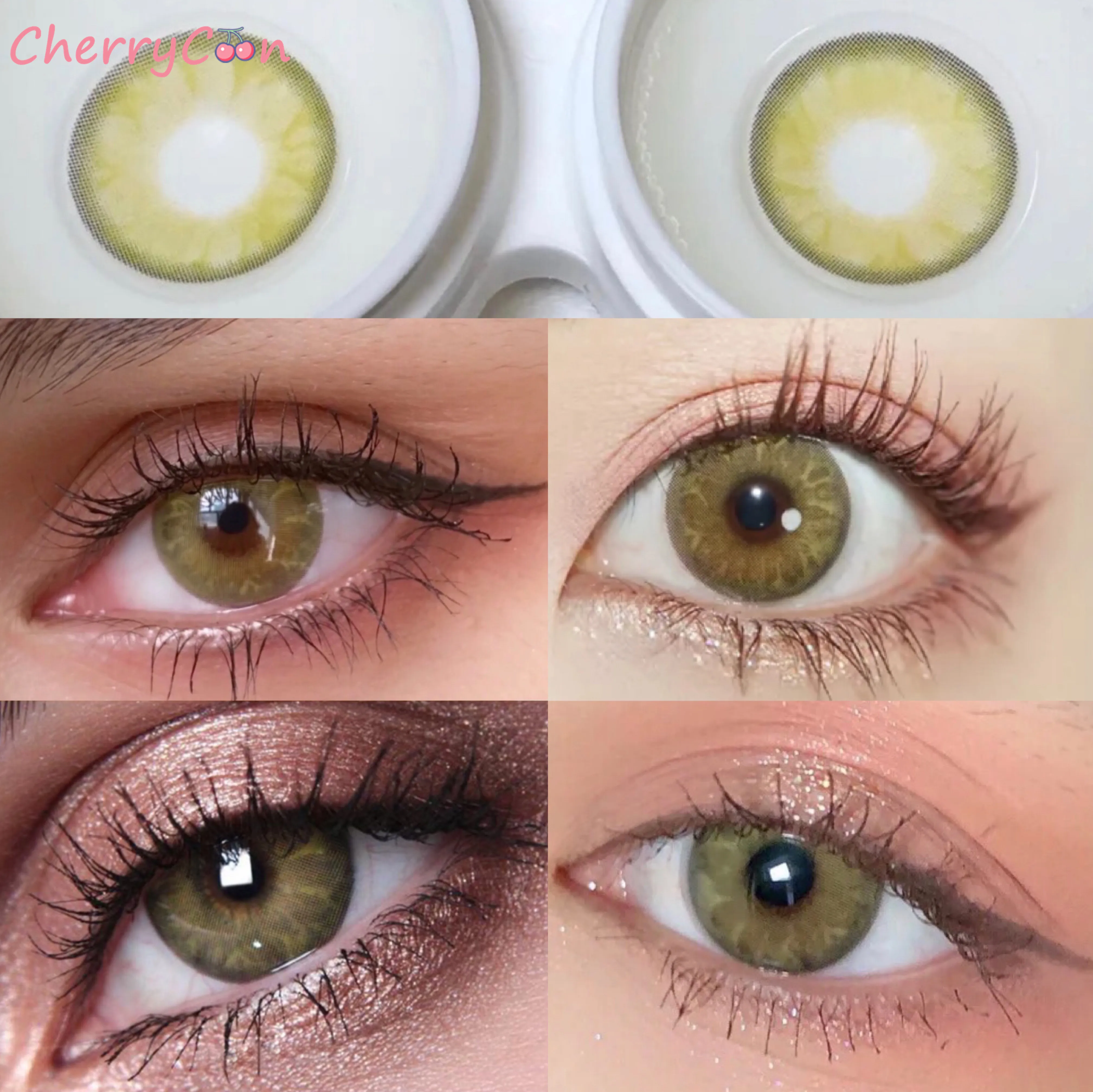 Greenish Brown Contacts