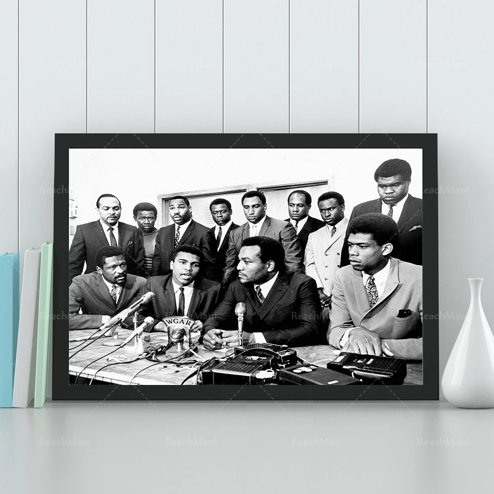 Cleveland-Summit-Mohamed-Ali-Jim-Brown-Bill-Russell-Poster-Artist-Home ...