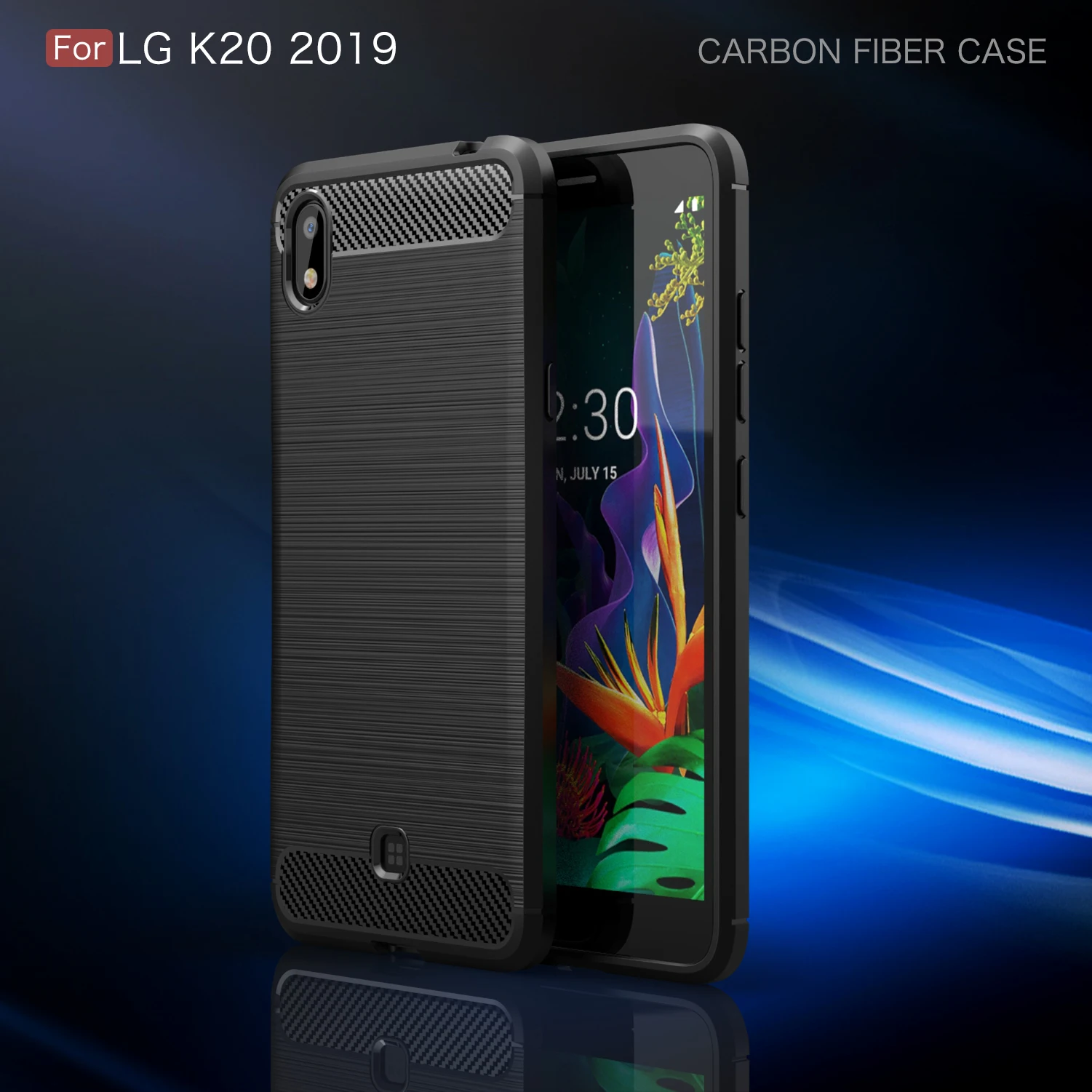 For-LG-K20-2019-Case-Show-Personality-Carbon-Fiber-Phone-Cases-For-LG ...