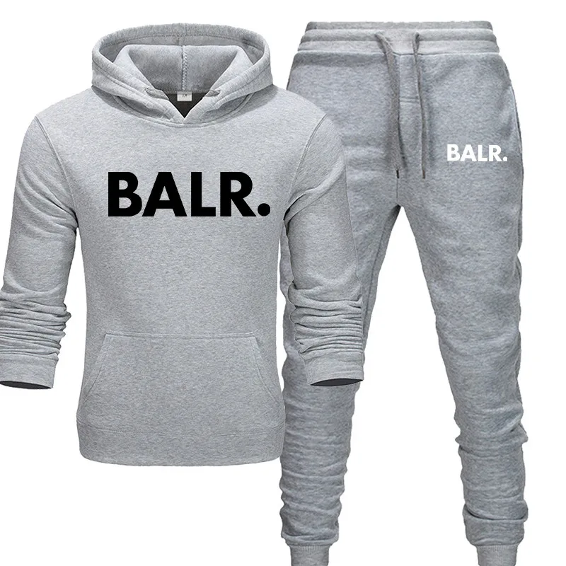 2019 Brand Tracksuit Fashion BALR Men Sportswear Two Piece Sets All ...