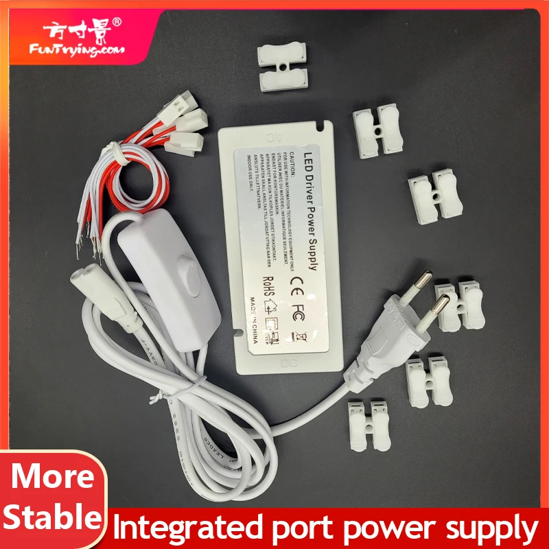 12v Ac/dc Adapter Power Supply With 6 Ports Output 12v Dc 1500ma 18w ...
