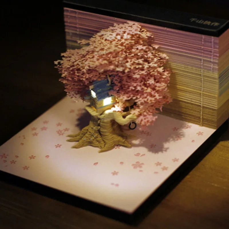 Sticky Note Sculpture | atelier-yuwa.ciao.jp