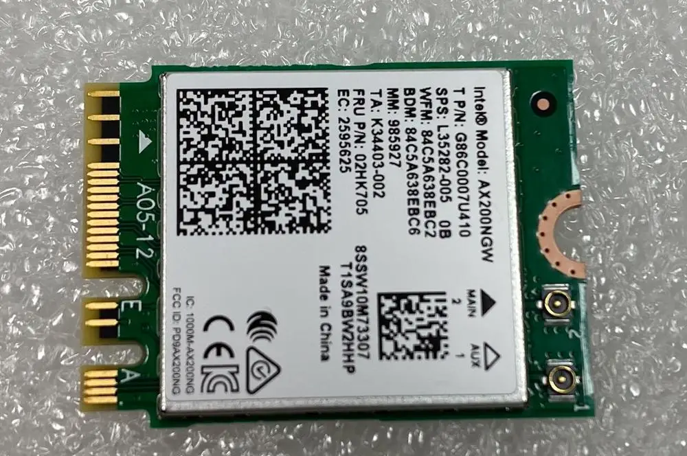 Wireless Wifi Ax200ngw Ngff 5.0 Bt + Wifi Adapter Card For Lenovo ...