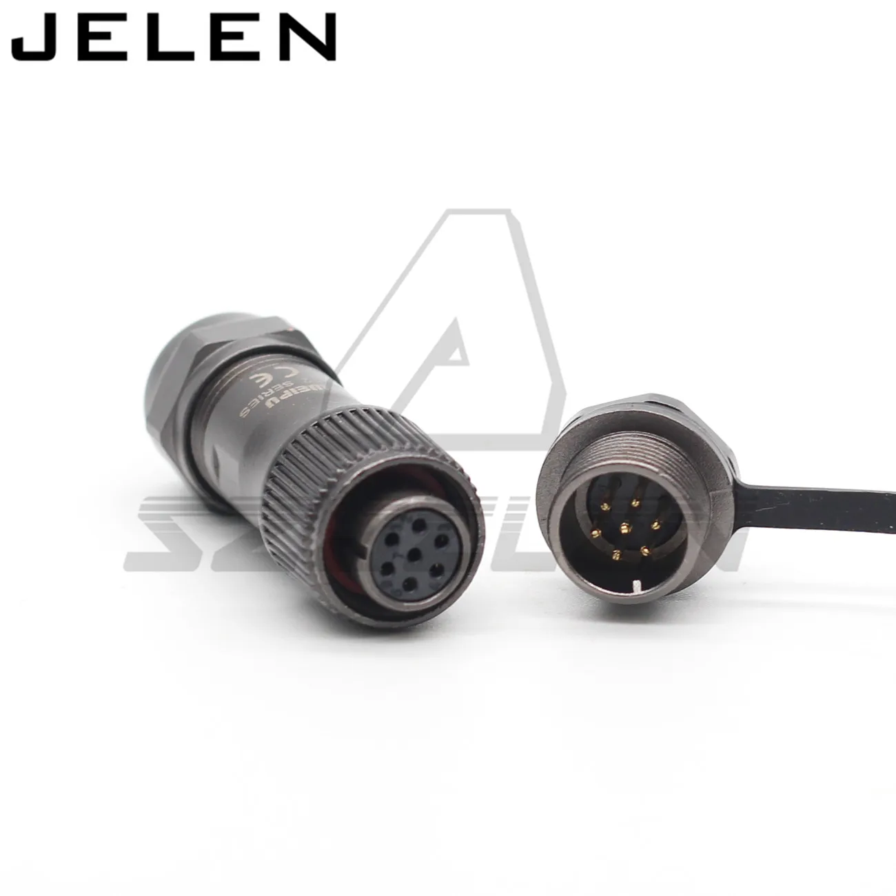 Conector ST12 resistente al agua IP67, 2, 3, 4, 5, 6, 7, 9 pines, M12 ...