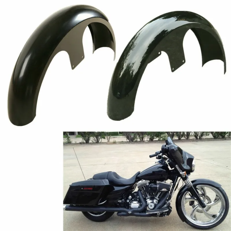 Motorcycle 26" Wrap Front Fender For Harley Touring Custom Baggers ...