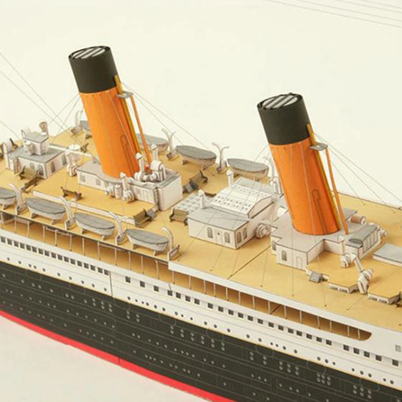 New 1 Pc 1:400 DIY Handcraft Titanic Ship Toys For Children Kids 3D ...