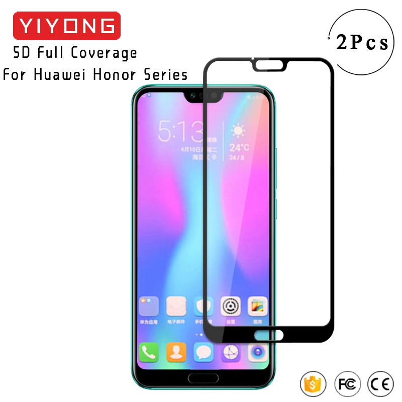 YIYONG 9D Full Cover For Huawei Honor 10 9 8 Lite 8X 9X Pro Tempered YIYONG 9D Full Cover For Huawei Honor 10 9 8 Lite 8X 9X Pro Tempered