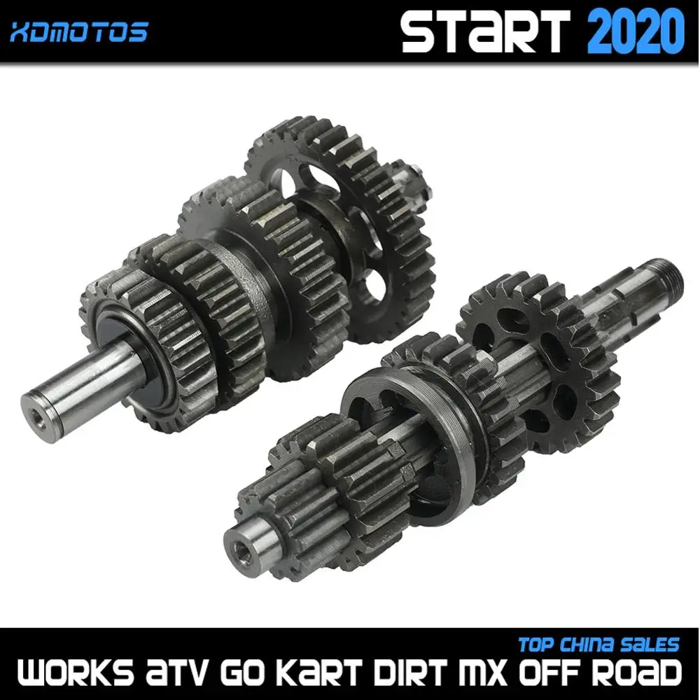 150cc Motorcycle Transmission Gear Box Main Counter Shaft Kit For Lifan ...