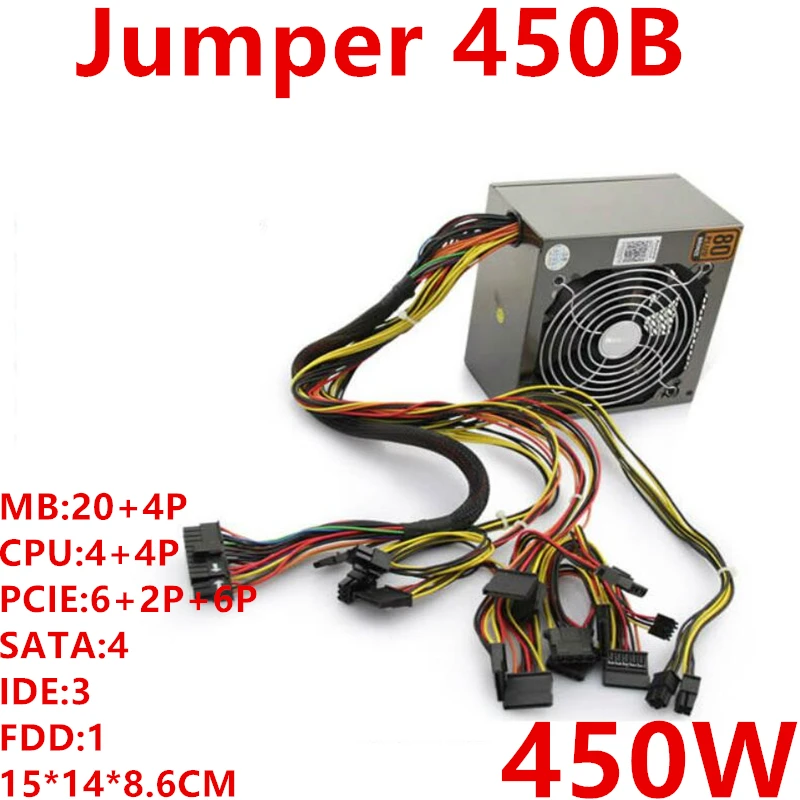 New Original Psu For Huntkey Intel Active Pfc 80plus Bronze 450w Power ...