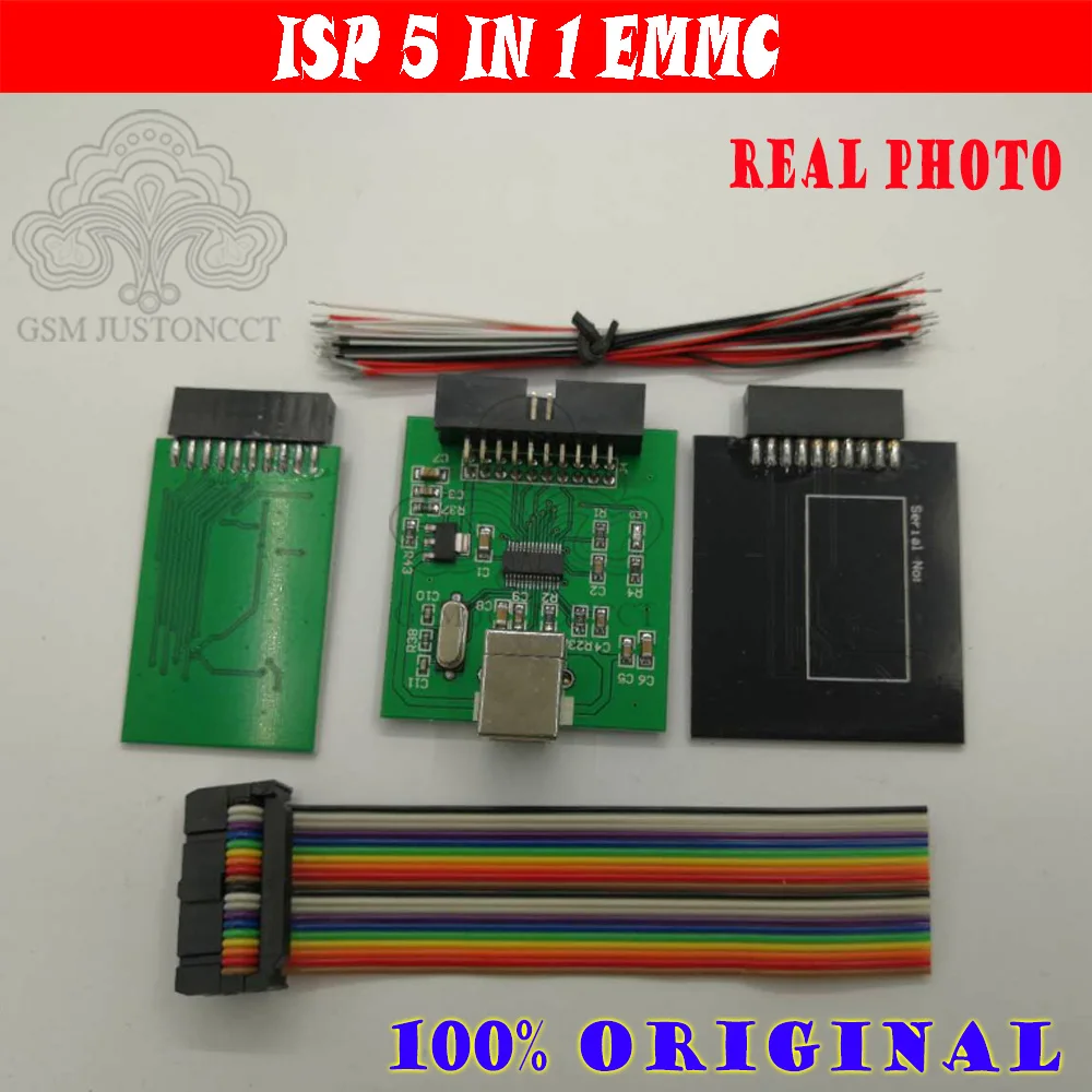 5 In 1 Emmc Isp Tool Adapters For Umt Dongle / Nck Pro Dognle And Gsm ...