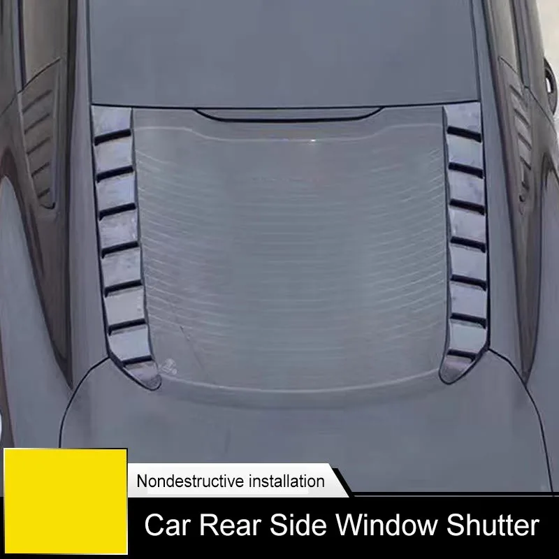 TAJIAN-Car-Rear-Side-Window-Shutters-Auto-Exterior-ABS-Glass ...