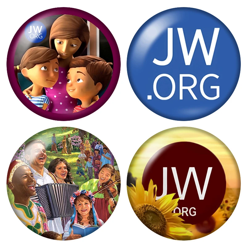 Jw.org Jehovah's Witnesses Jw The Bible Love 12mm/16mm/18mm/25mm Round ...