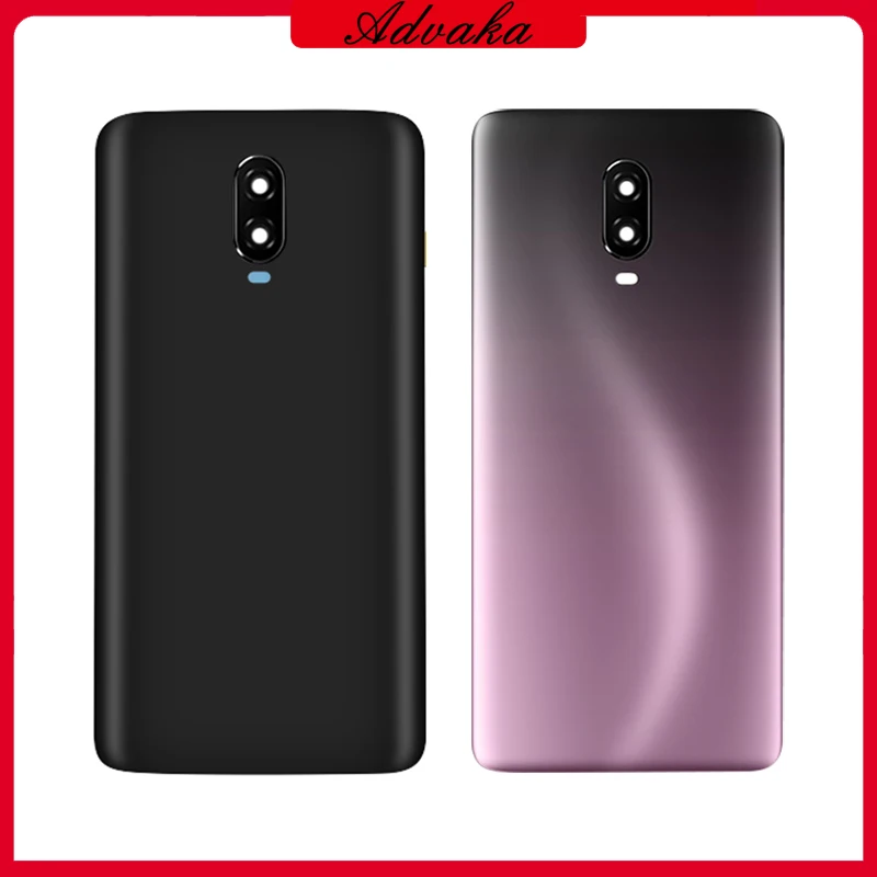 Funda de vidrio para Oneplus 6T, carcasa de batería, reparación de puerta, carcasa trasera para ...