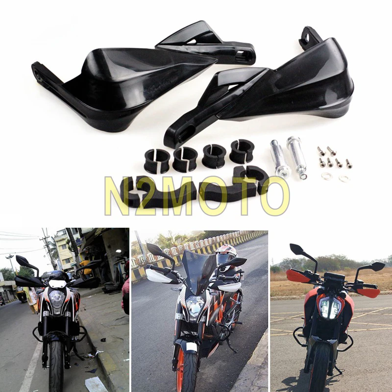 Black Motocross 22mm 28mm Handguard Dirt Bike 7/8" Hand Brush Guards ...