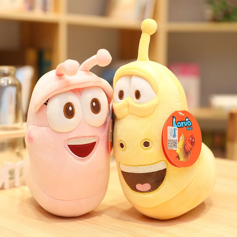 23/36/46cm Fun Insect Slug Creative Larva Plush Toys Cute Stuffed Worm ...