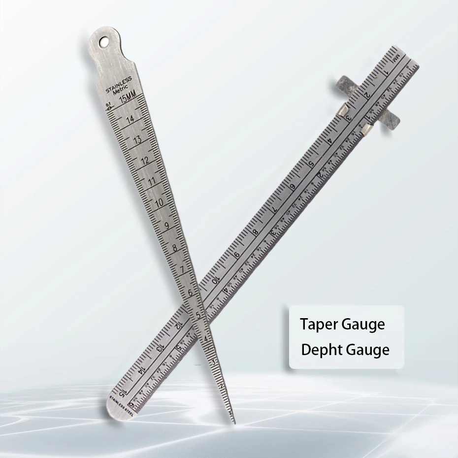Economic-1-3mm-thickness-hole-gap-measuring-tool-Taper-Gauge-Depth ...