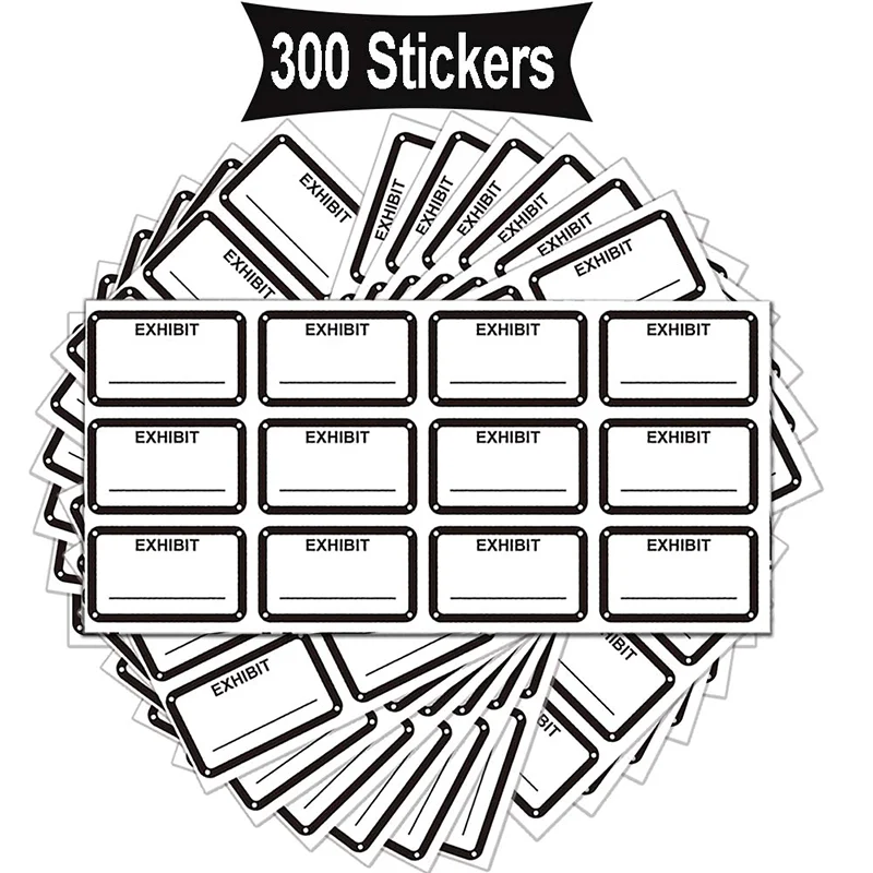 Exhibit Stickers | Exhibit Labels | Quotes Words - Stickers 1.65 X 1 ...