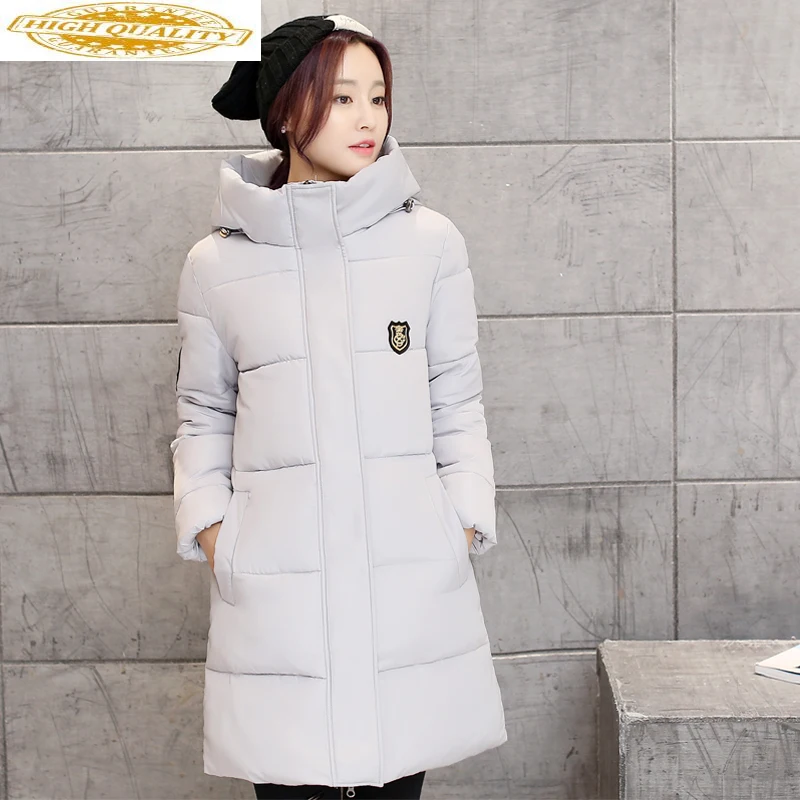 Winter Fashion Women Down Jacket Thicking Super Warm Medium Long Down