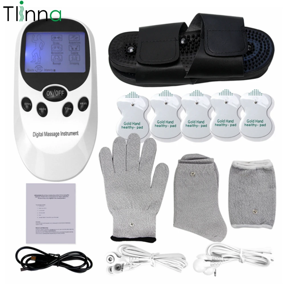 Digital Electric Tens Acupuncture Muscle Stimulator Therapy Tens Back ...