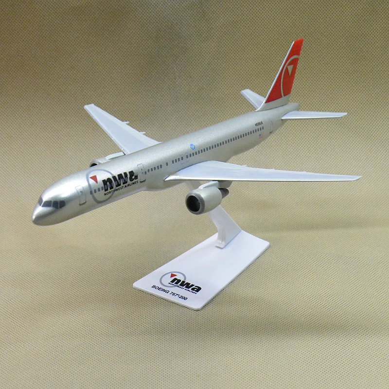 1:200 B757-200 Model Nwa Northwest Airline With Base Resin Plastic ...