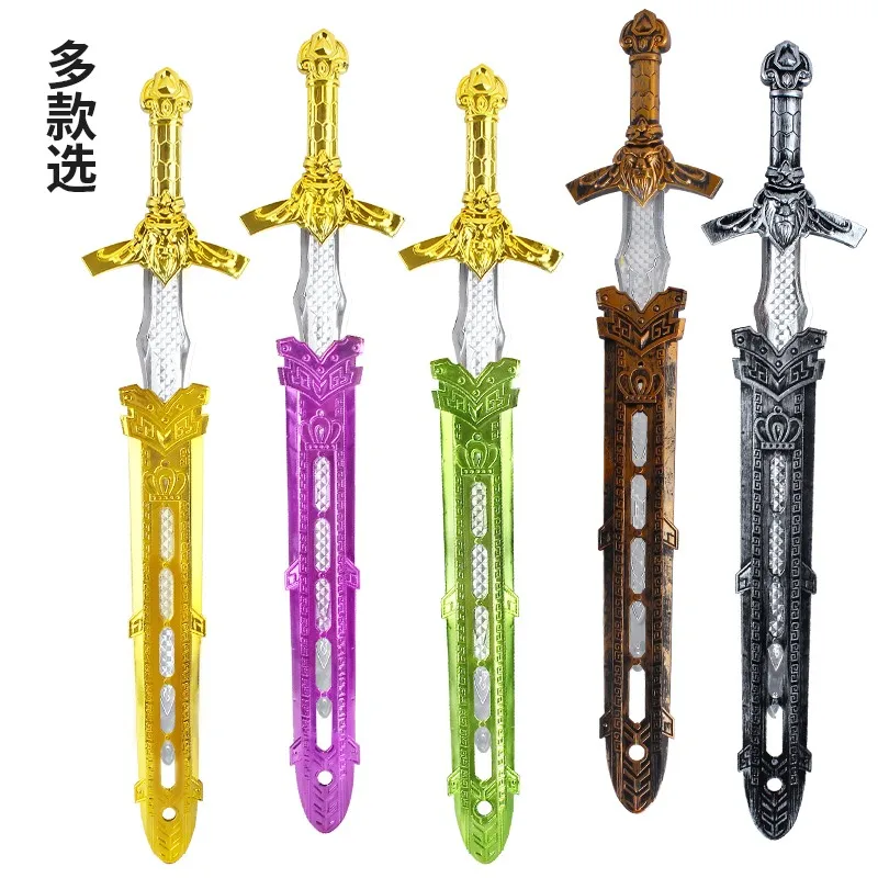 Children-Swordsman-Plastic-Toys-Swords-Guns-Blue-Dragon-Sword-Shangfang ...