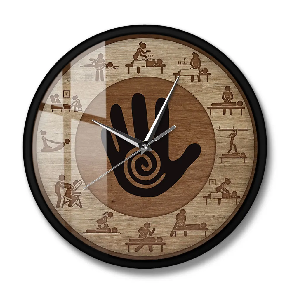 CENTER MASSAGE SPA Wellness Wall clock Vinyl Clock Home Décor Home ...