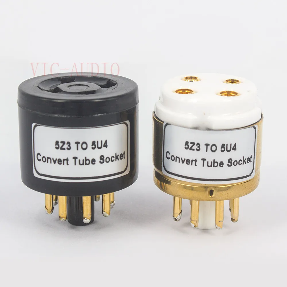 1PC WE274A 80 5Z3 (상단) 5U4G 5Z4 274B (하단) 튜브 4 핀 8 핀 DIY 오디오 진공관 어댑터 소켓 변환기 증폭기 DIY|vacuum tube ...