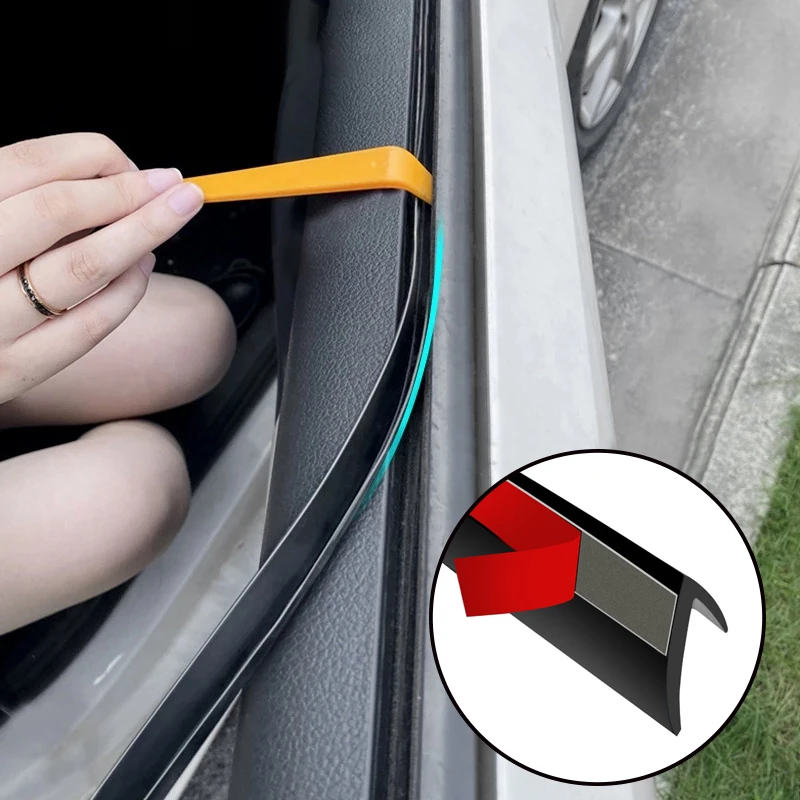 Car Door Glass Rubber Sealing Auto Seals Soundproof For BMW M F15 E46 ...
