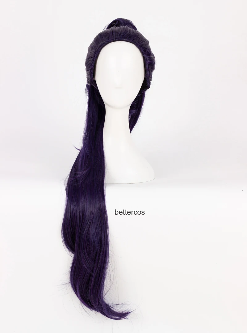 Game OW Widowmaker / Amelie Lacroix Cosplay Wig 100cm Long Dark Purple ...