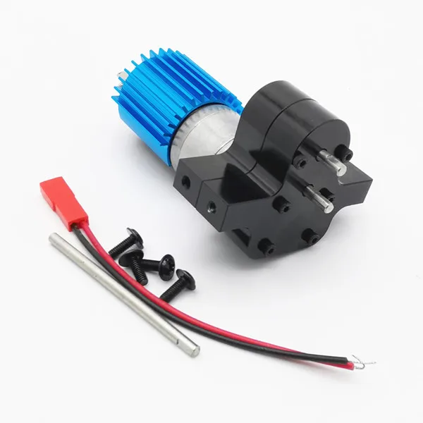 1Set WPL Gearbox Assembly DC6V C24 to 370 Reserve Transmission Box with ...