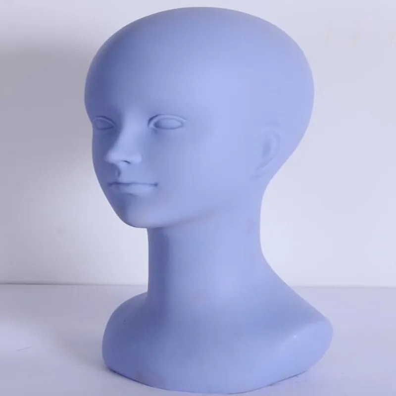52*34 plastic female Head model dummy bracket fake Hat Scarf head ...
