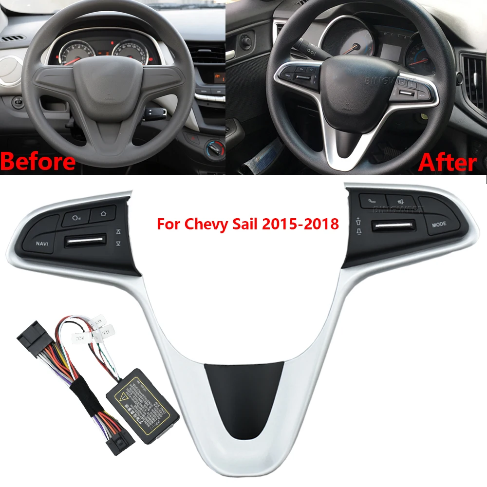Multifunction For Chevrolet Sail 2015 - 2018 FOR Corworth Hubs Steering ...