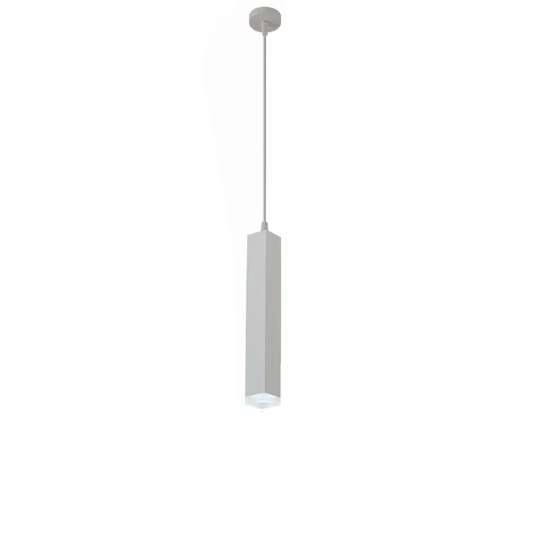 Dimmable Long Square Tube LED Pendant Light - Lighting4Home