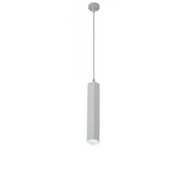 Dimmable Long Square Tube LED Pendant Light - Lighting4Home