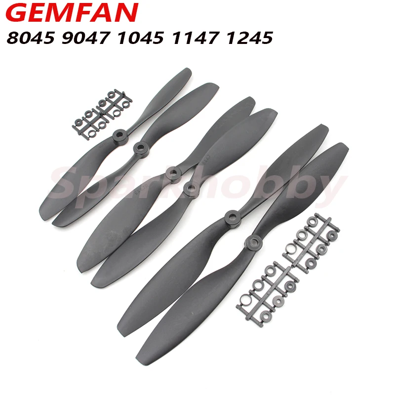 2PCS-1pair-Gemfan-Carbon-Nylon-CW-CCW-Propeller-8045-9047-1045-1147 ...