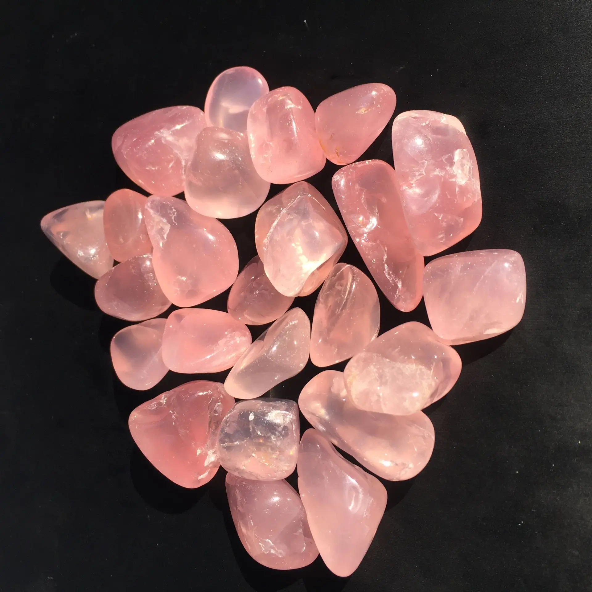 Natural Rock Pink Rose Quartz Crystal Large Particle Healing High ...