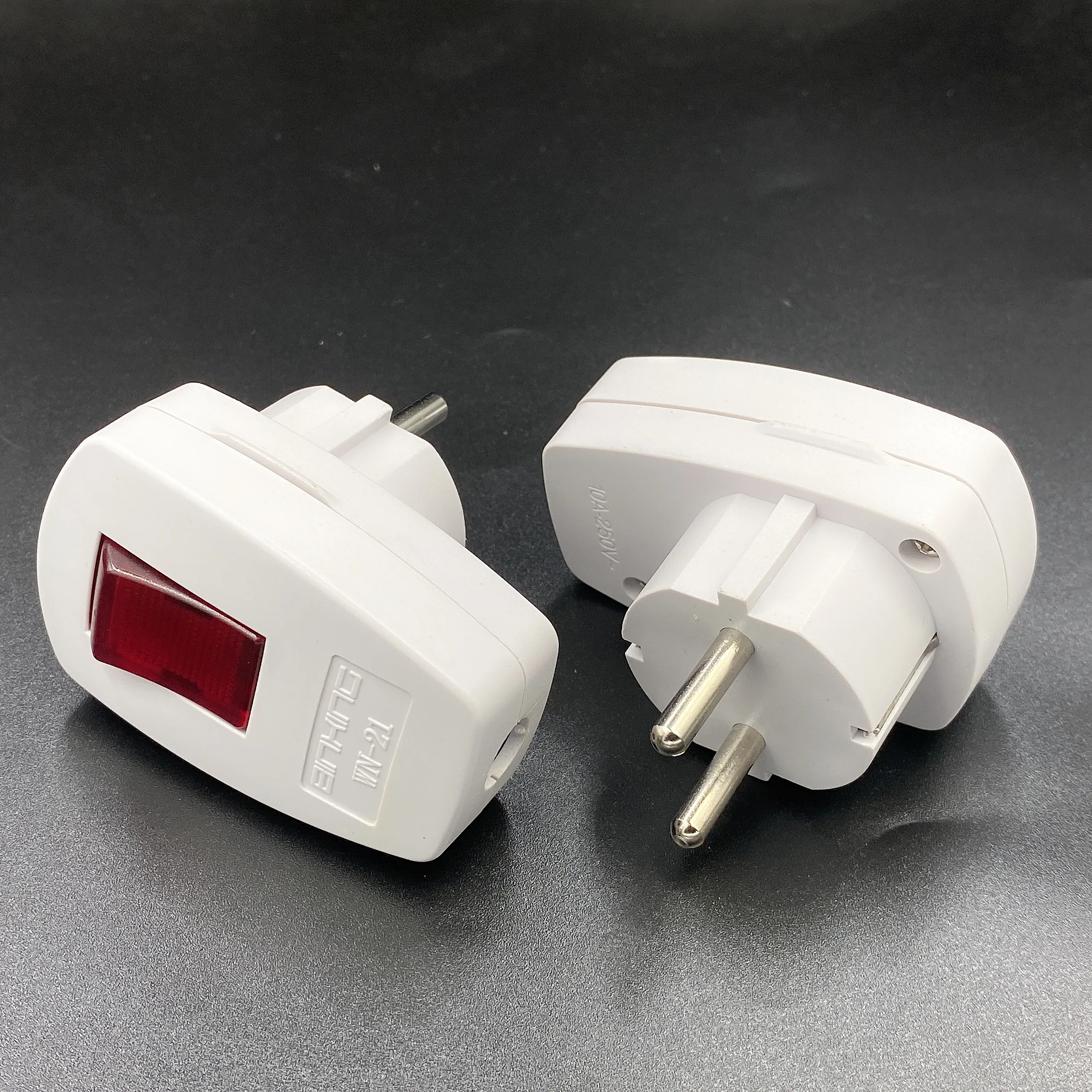 250V 10A AC Schuko Germany Type F Rewireable Power Plug 250V 16 Amp W ...