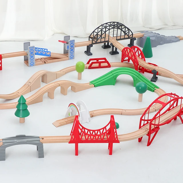 Wooden Toy Trains Tracks