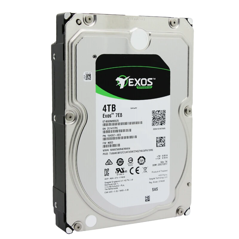 Original HDD For Seagate Exos 4TB 3.5" 7.2K SAS 128MB For Internal HDD ...