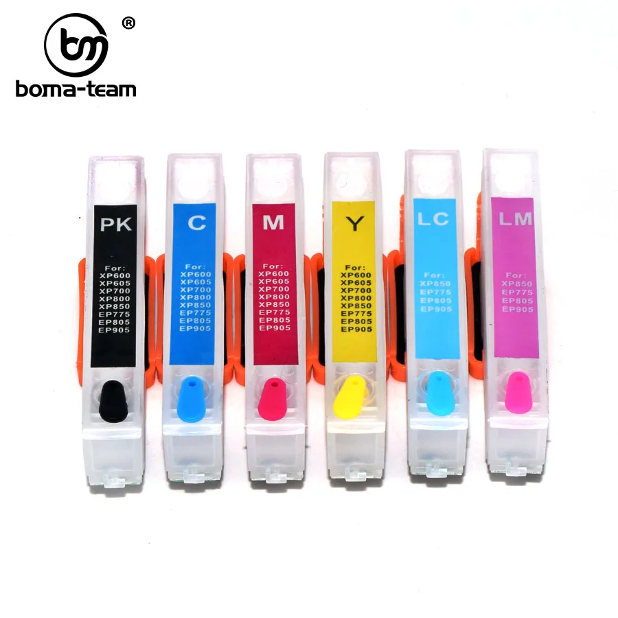 T2431 T2771 IC70 IC80 Refillable ink cartridges For Epson XP 55 750 760 ...
