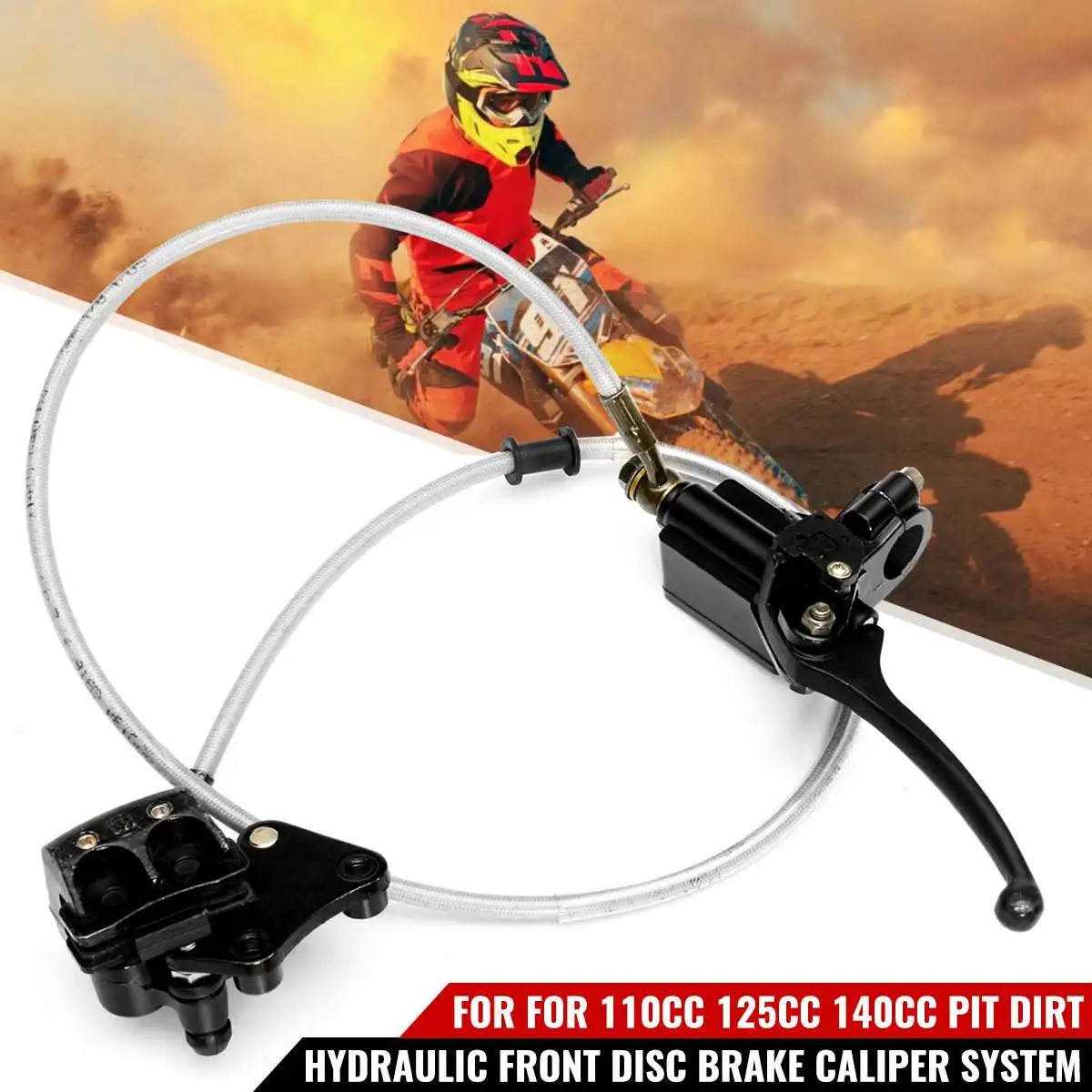 Motorcycle Front Disc Brake Kit Hydraulic Brake Master Cylinder For ...