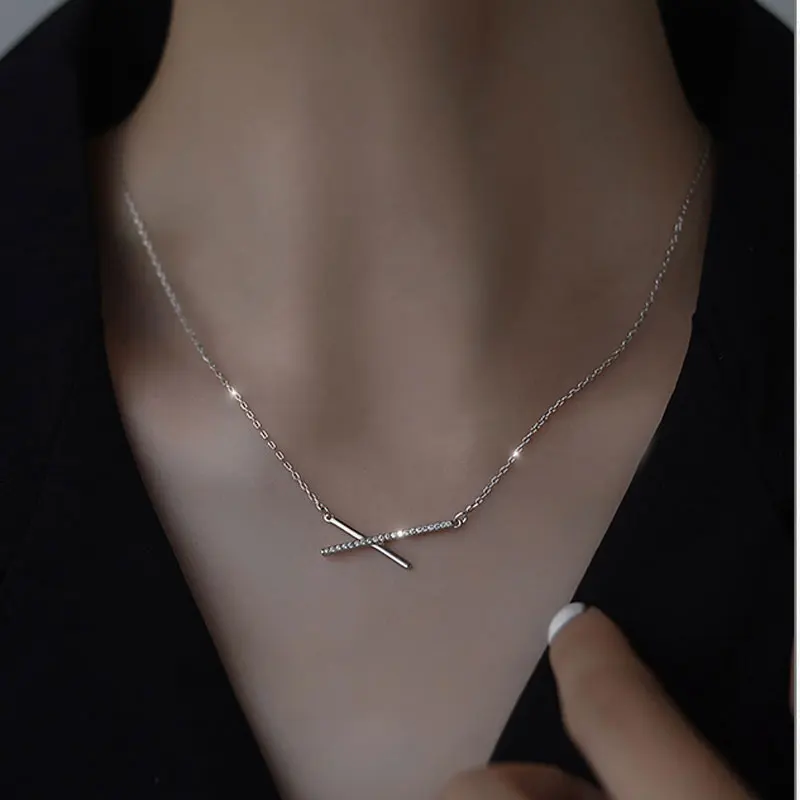 Women's Luxury Necklaces | Clavicle Chain Necklaces | Necklace Letter X ...