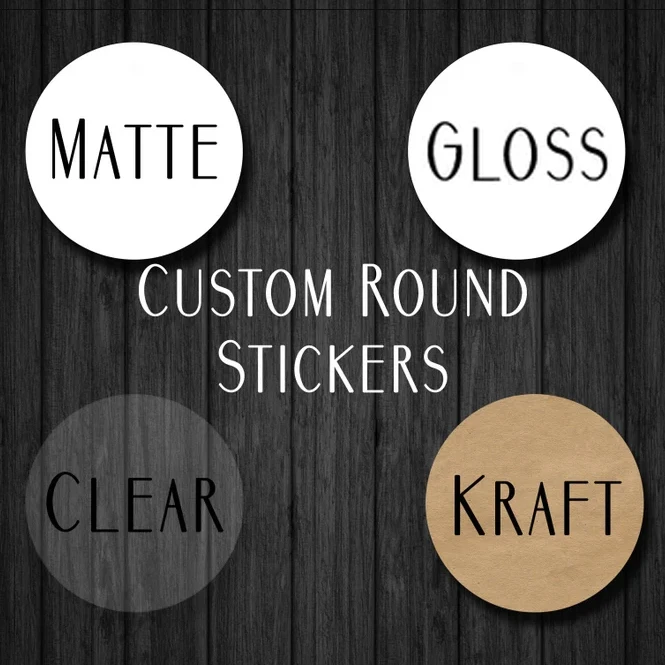 100PCS Custom Business Logo Stickers Wedding Decoration Personalized ...
