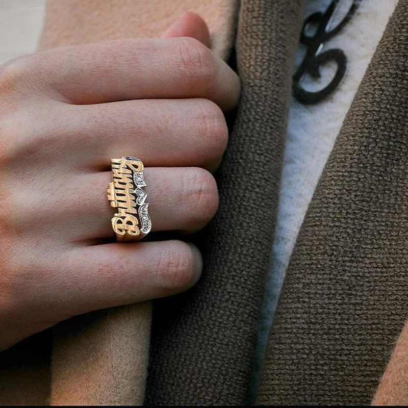 3d Gold Ring With Name
