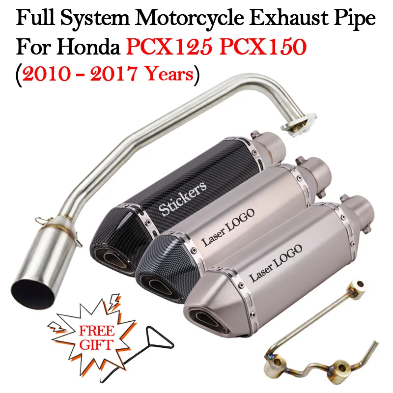 Full System Exhaust For Honda Pcx125 Pcx150 Pcx 125 150 2011 - 2014 ...