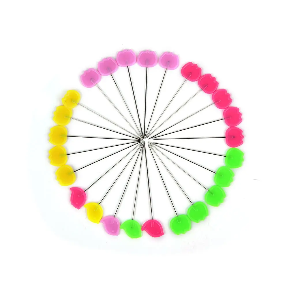 Patchwork Needle Craft Flower Button Head Pins Embroidery Pins For DIY ...