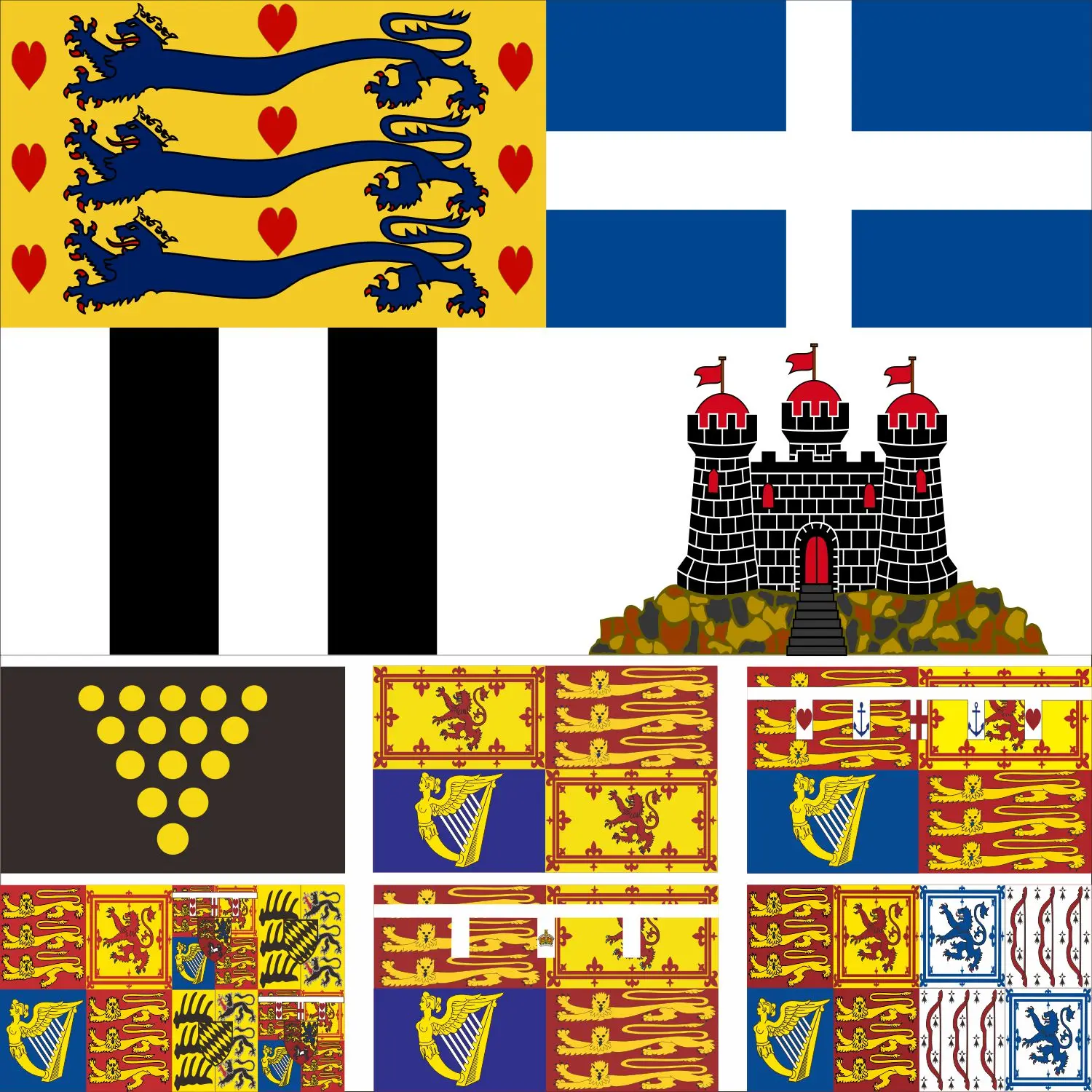 British-Royal-Family-Duke-Edinburgh-Standard-Flag-3X5ft-90X150cm ...