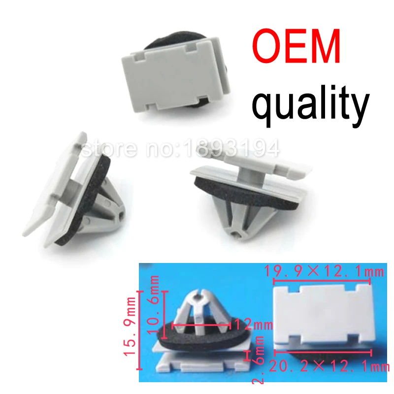 OEM 자동차 로커 패널 리테이너 클립, 자동차 플라스틱 리벳, 자동차 플라스틱 패스너 클립, GM 11571175 크라이슬러 ...